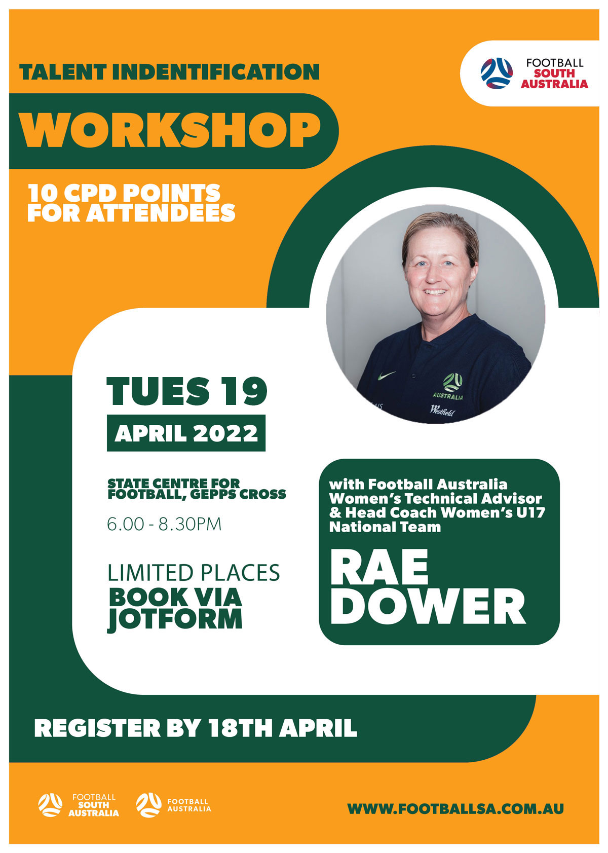 Talent Identification Workshop | Register Now! | Football SA